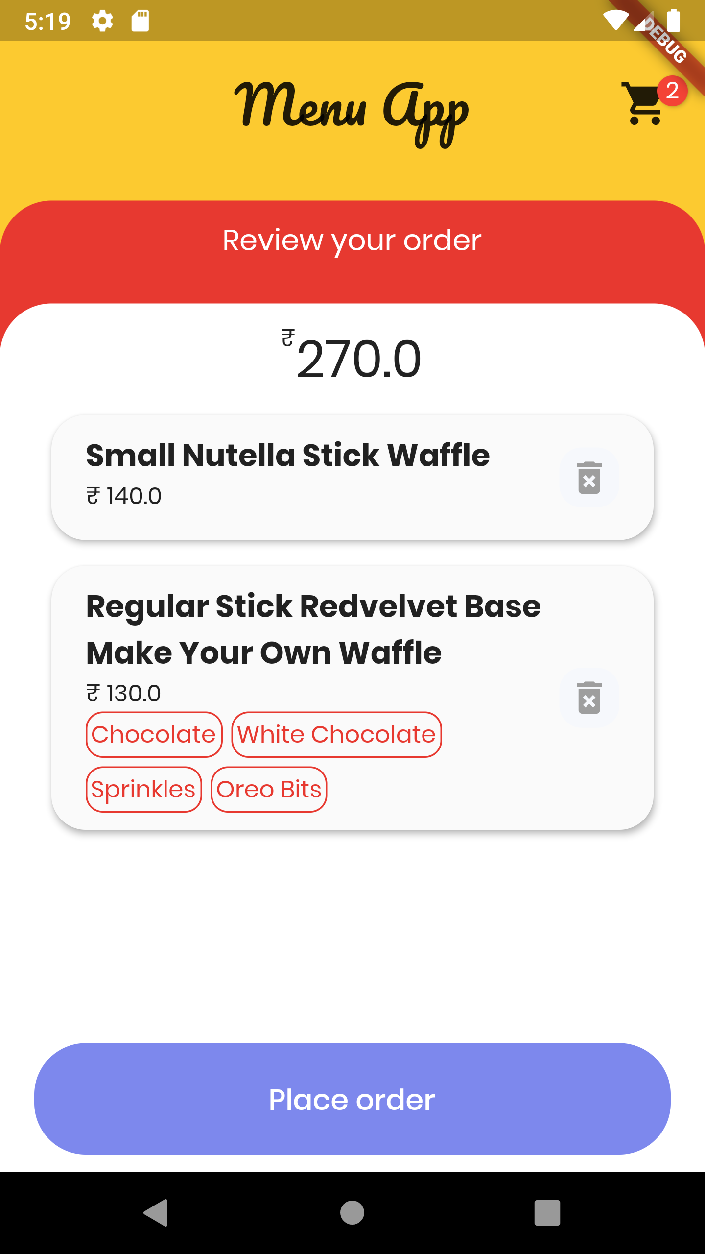 SS Menu: A simple orders mgt. app for restaurants - Anurag Bhandari